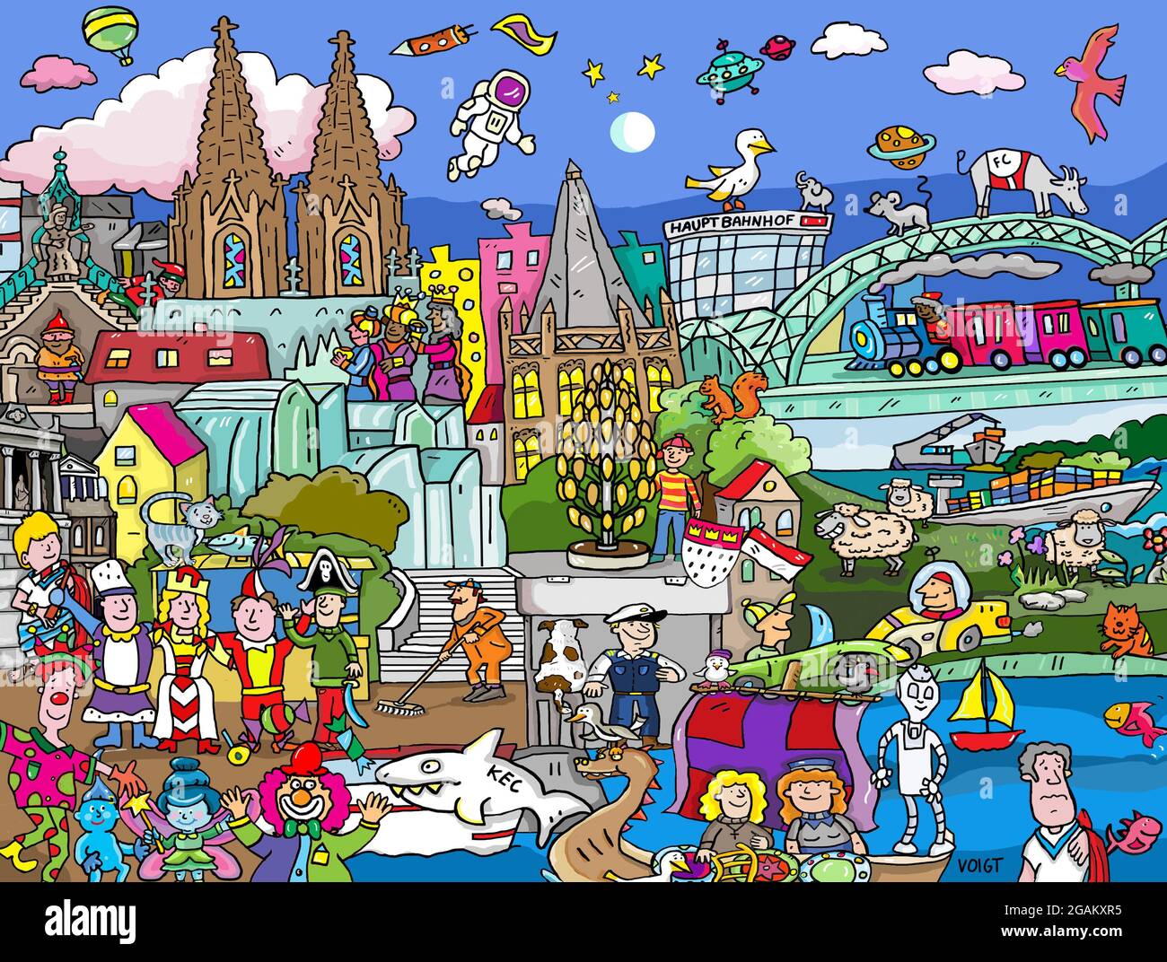 Wimmelbild hi-res stock photography and images - Alamy