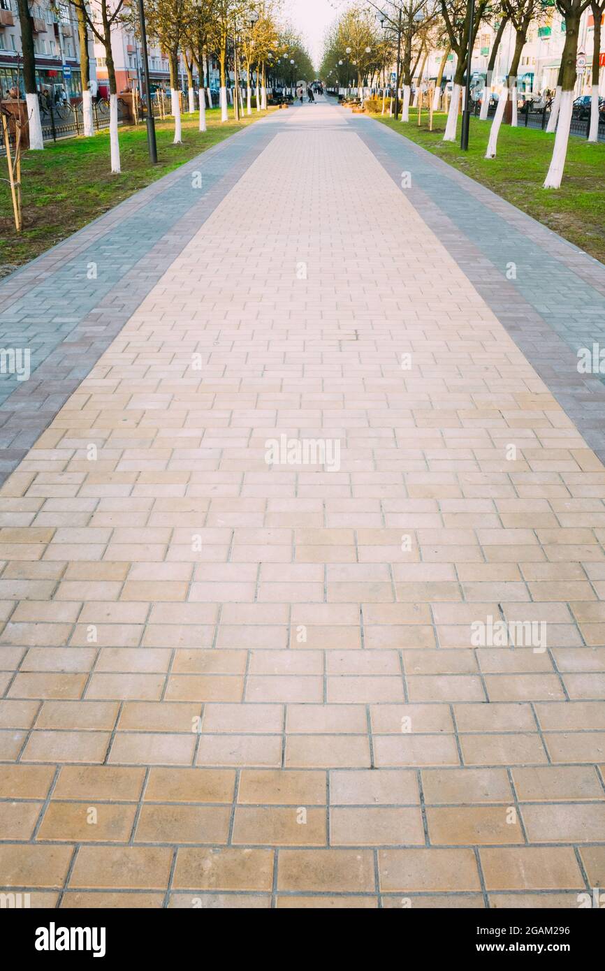 Walk Way Surface Stock Photo - Alamy