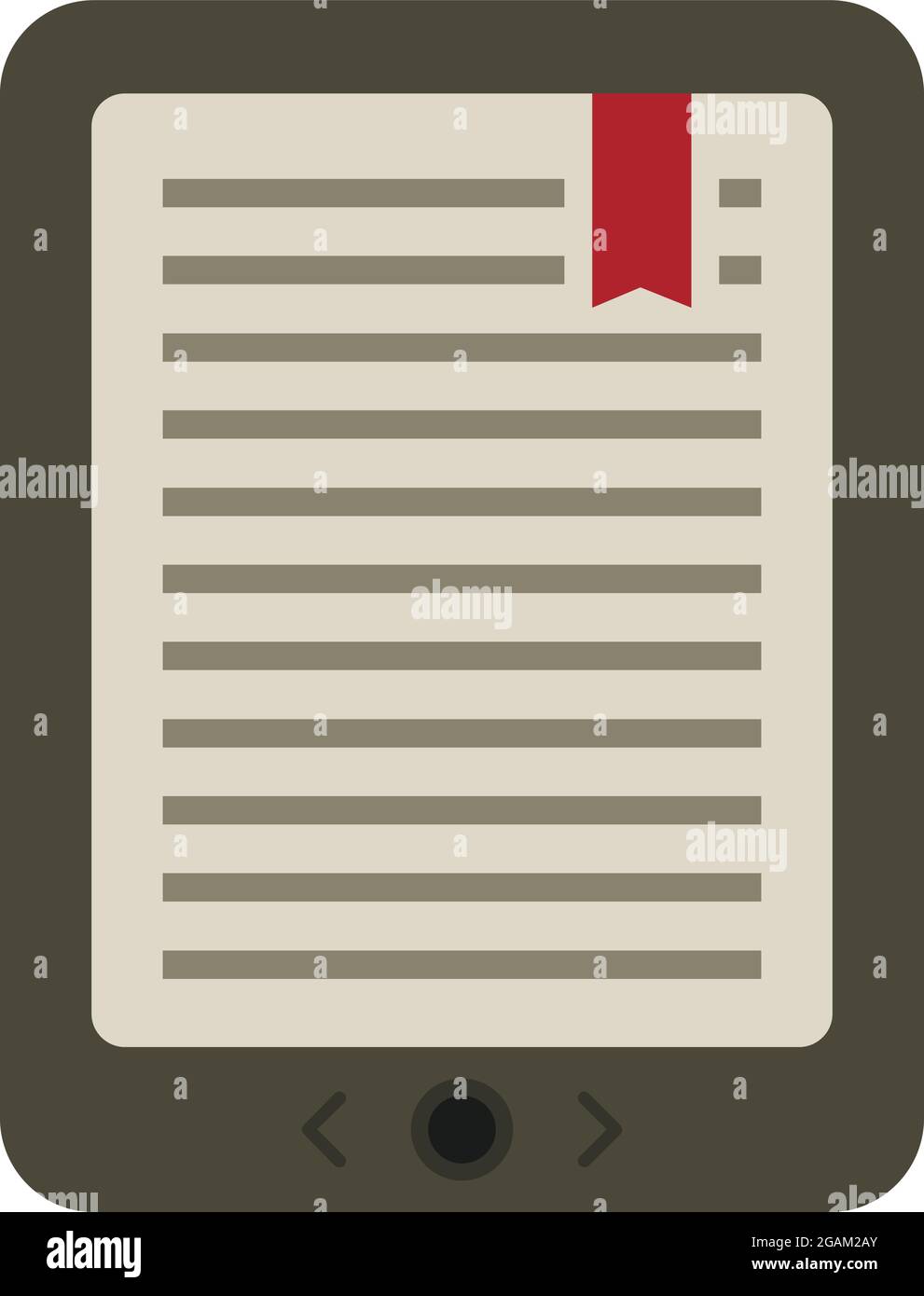 Mobile ebook icon. Flat illustration of mobile ebook vector icon ...
