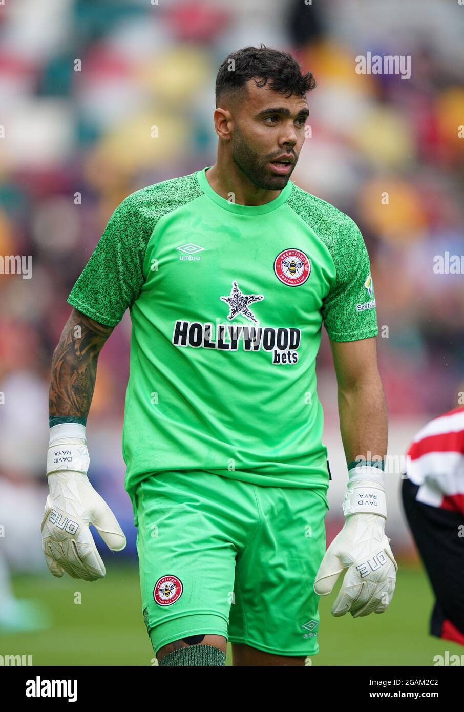 Brentford goalkeeper David Raya Martin during the pre-season friendly ...