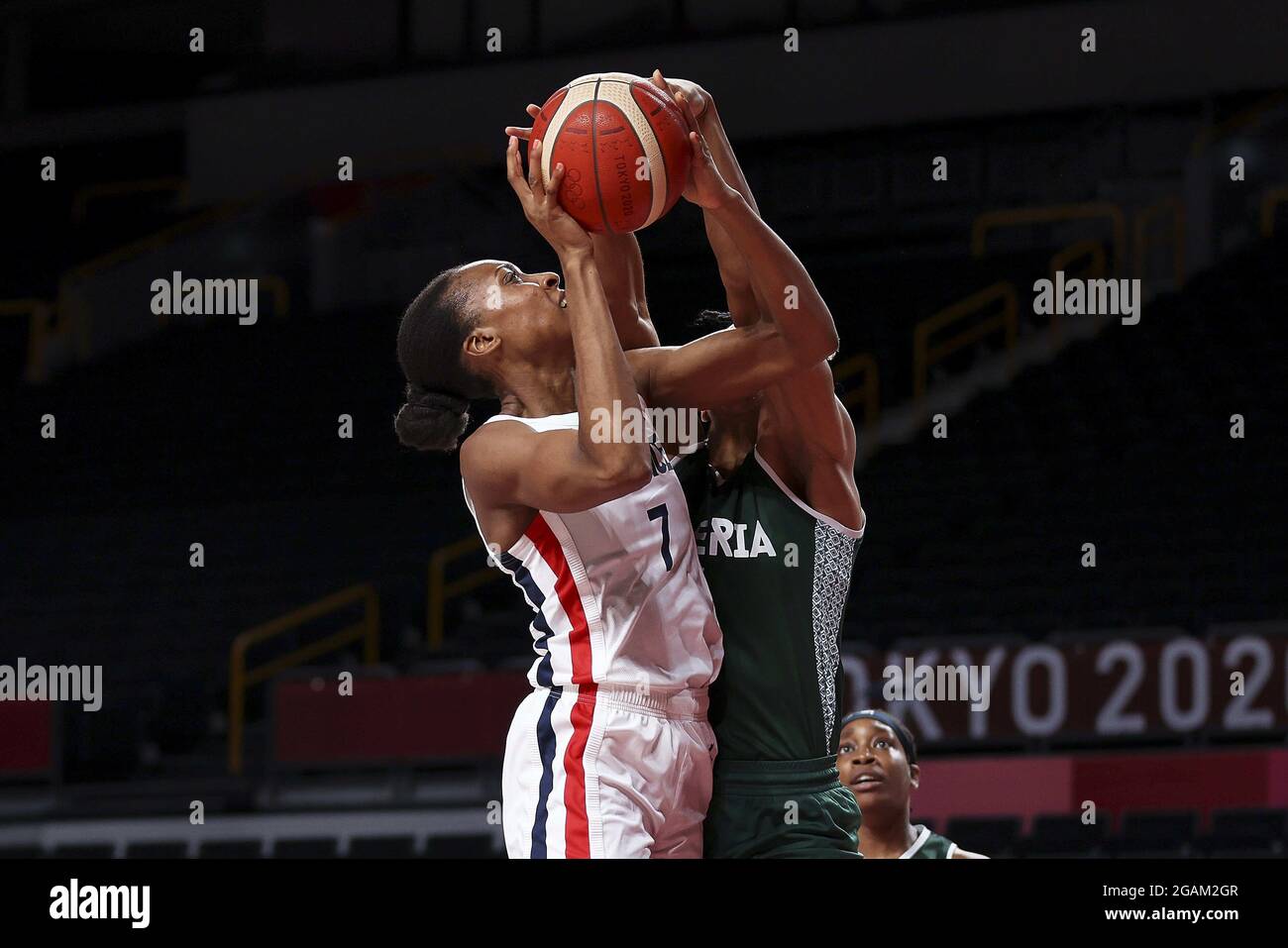 Sandrine GRUDA (7) of France during the Olympic Games Tokyo 2020 ...
