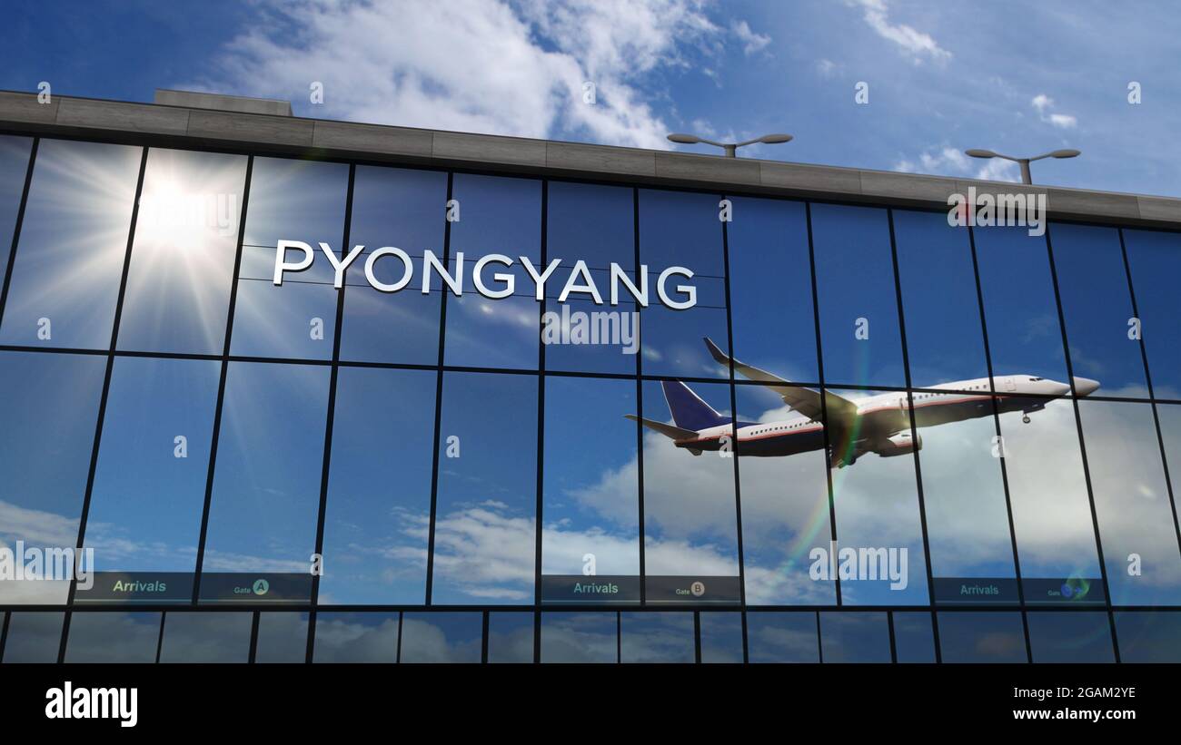 Pyongyang international airport hi-res stock photography and images - Alamy