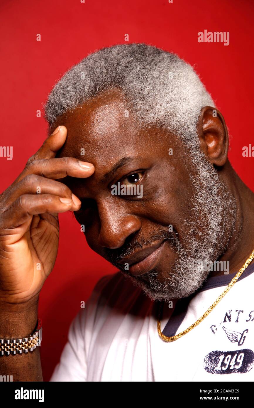 Jacob Desvarieux posing during a portrait session in Paris, France on ...