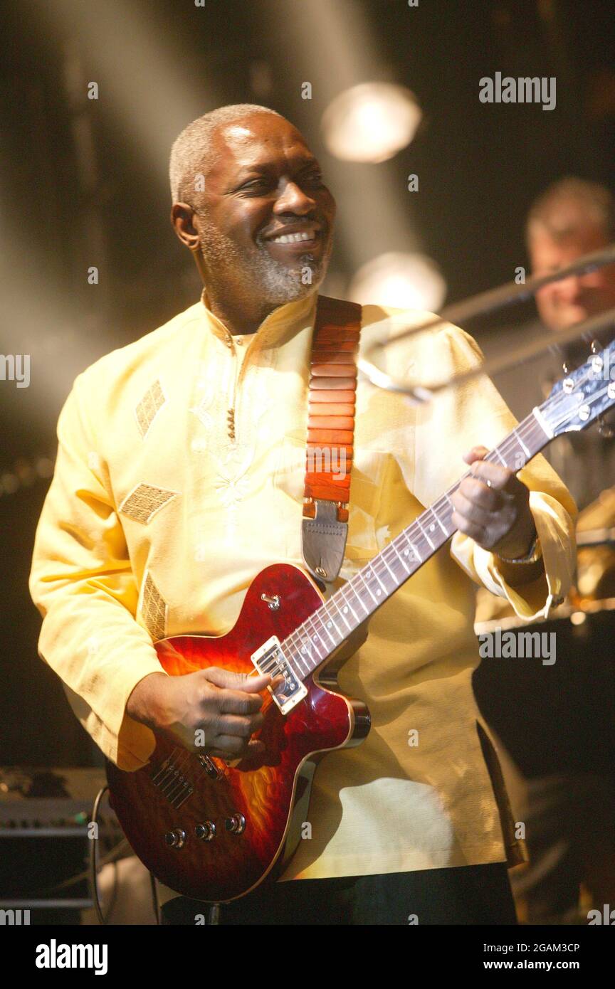 Jacob Desvarieux of Kassav' performs live at the Zenith in Paris, on ...