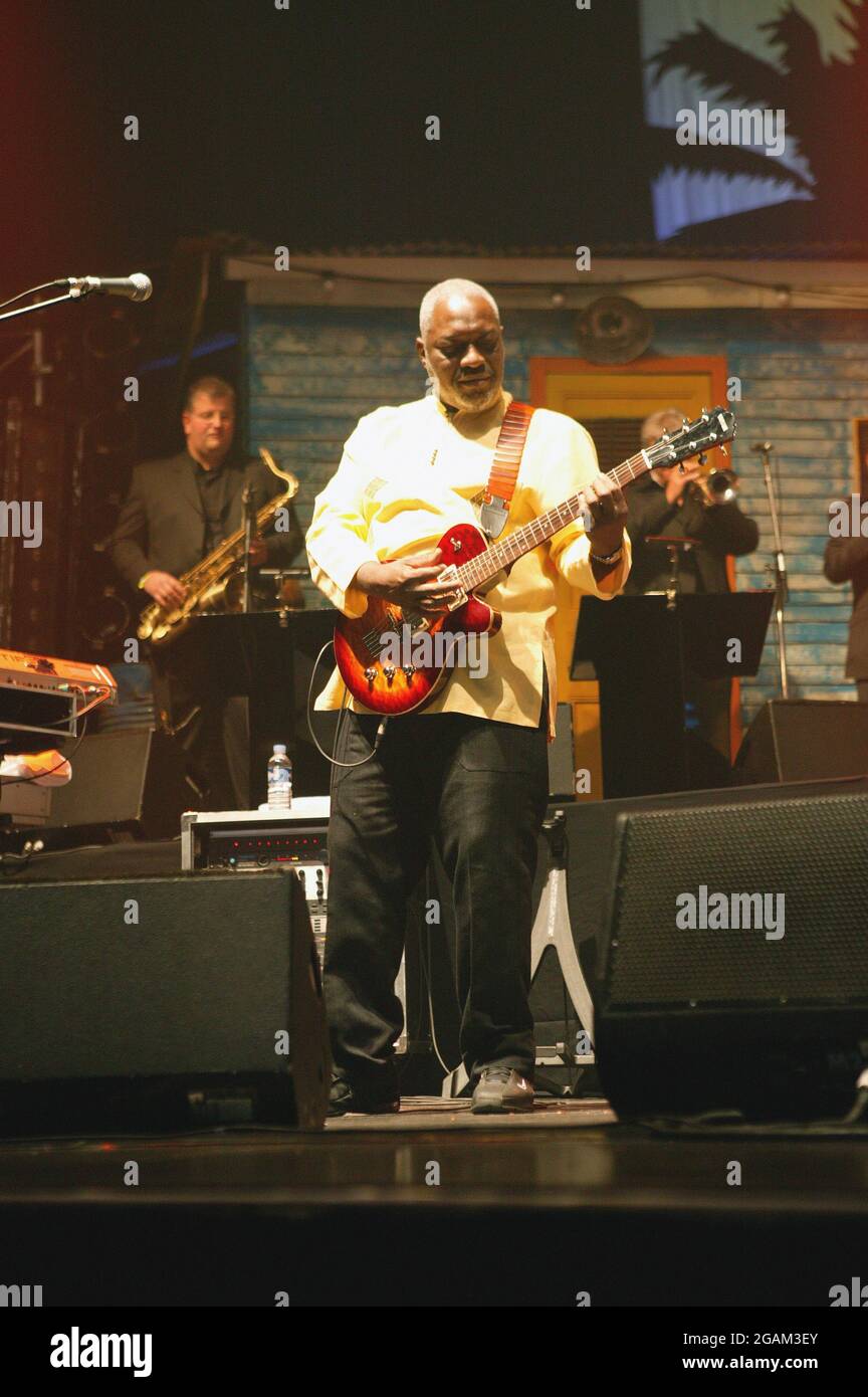 Jacob Desvarieux of Kassav' performs live at the Zenith in Paris, on ...