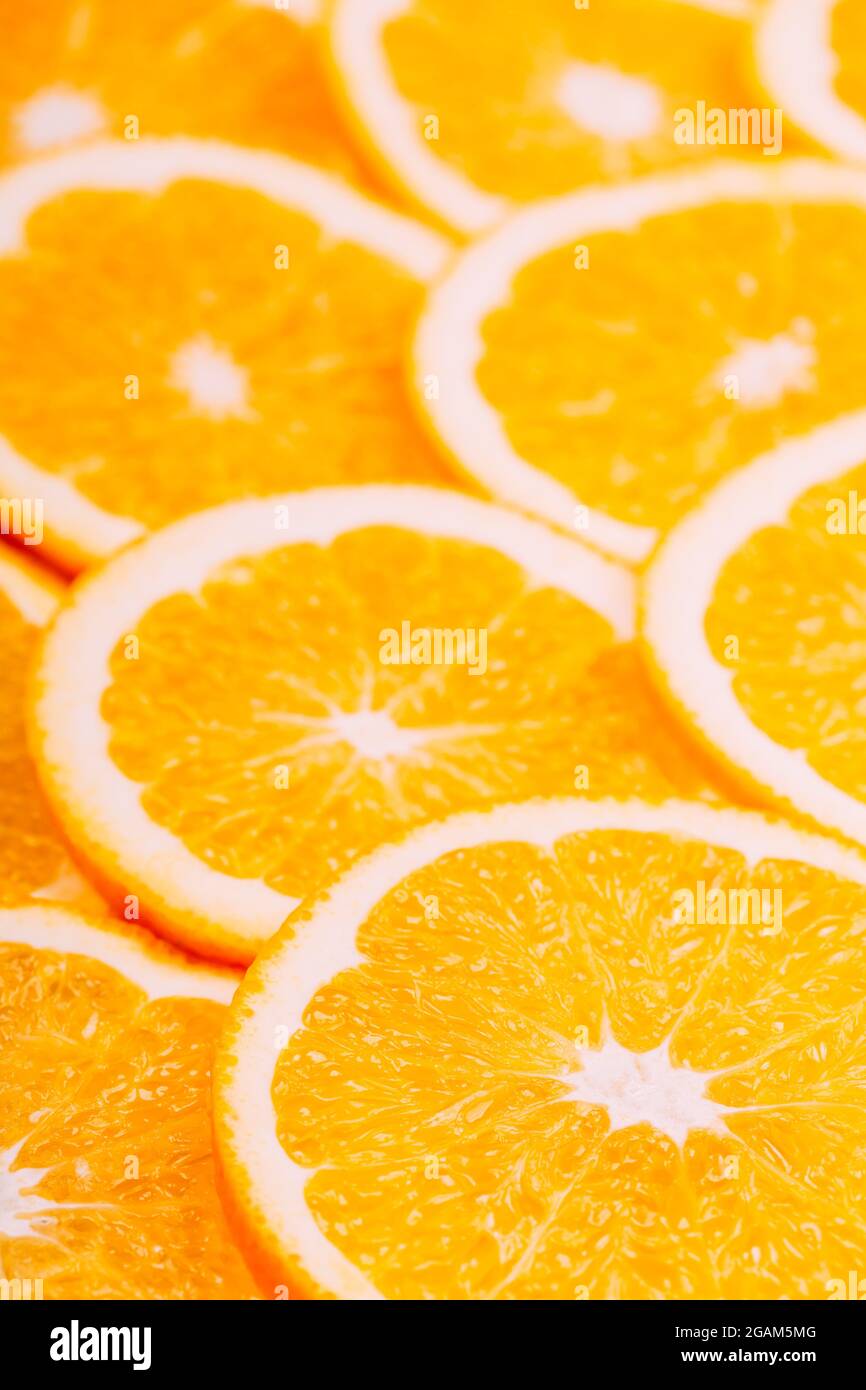 Orange Fruit Background. Summer Oranges. Healthy Food Stock Photo - Alamy