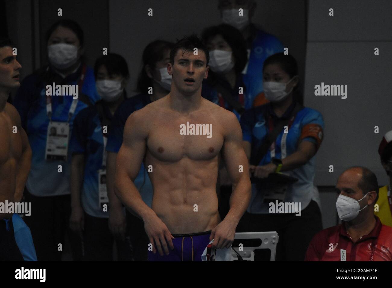 Maxim Grousset (FRA) competes on men's 50m freestyle, during the ...