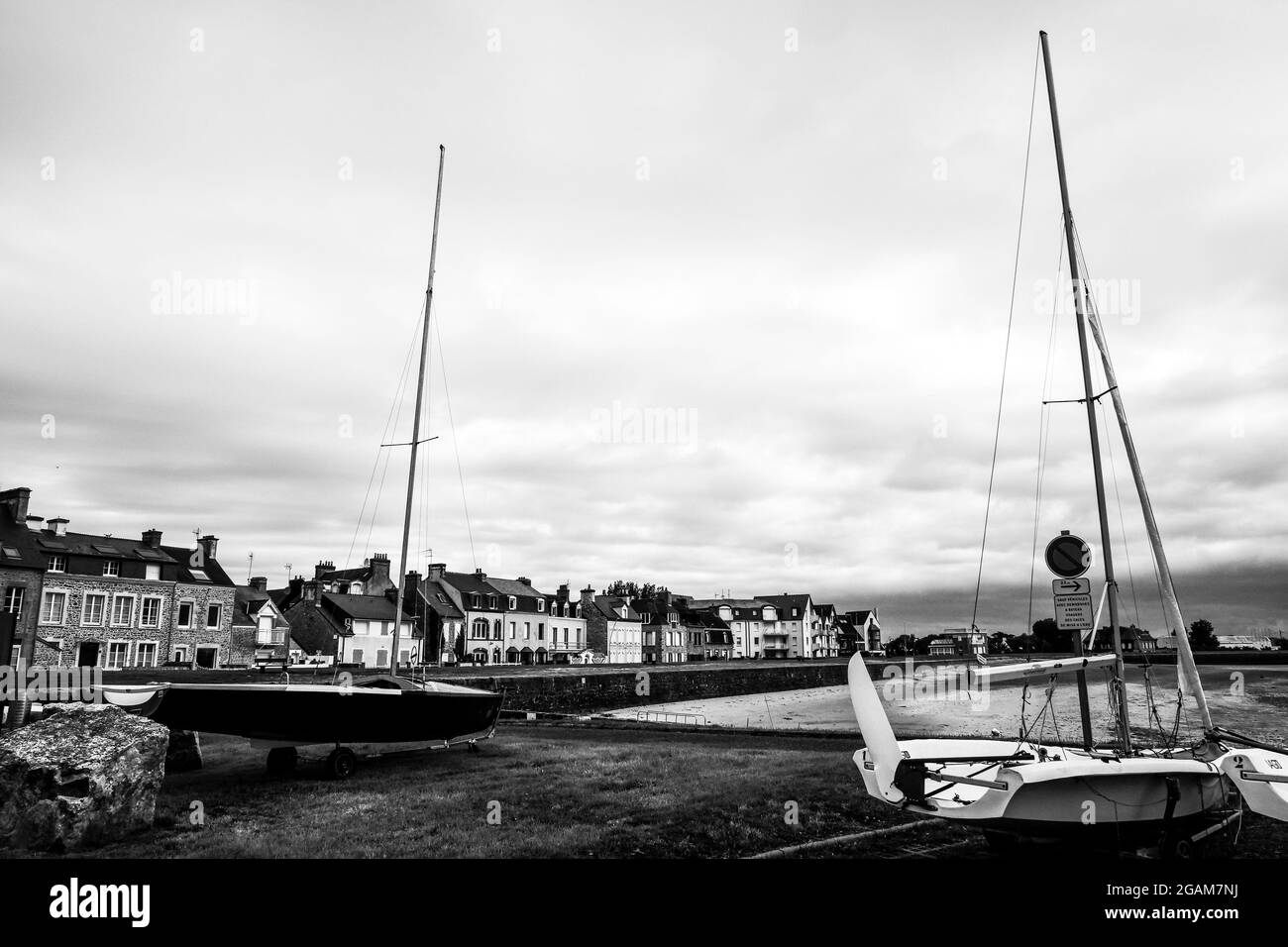 Sailing ships, Saint-Vaast la Hougue, Manche department, Cotentin ...