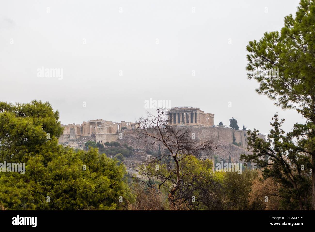 Acropolis hill (Parthenon, Propylaea, Temples, Odeon of Herodes Atticus ...