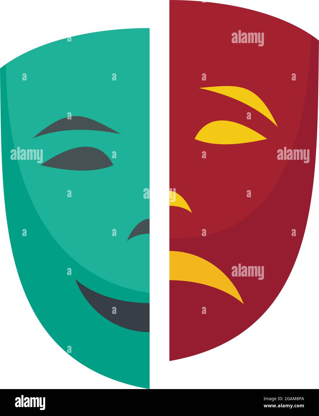 Personality disorder icon. Flat illustration of personality disorder ...