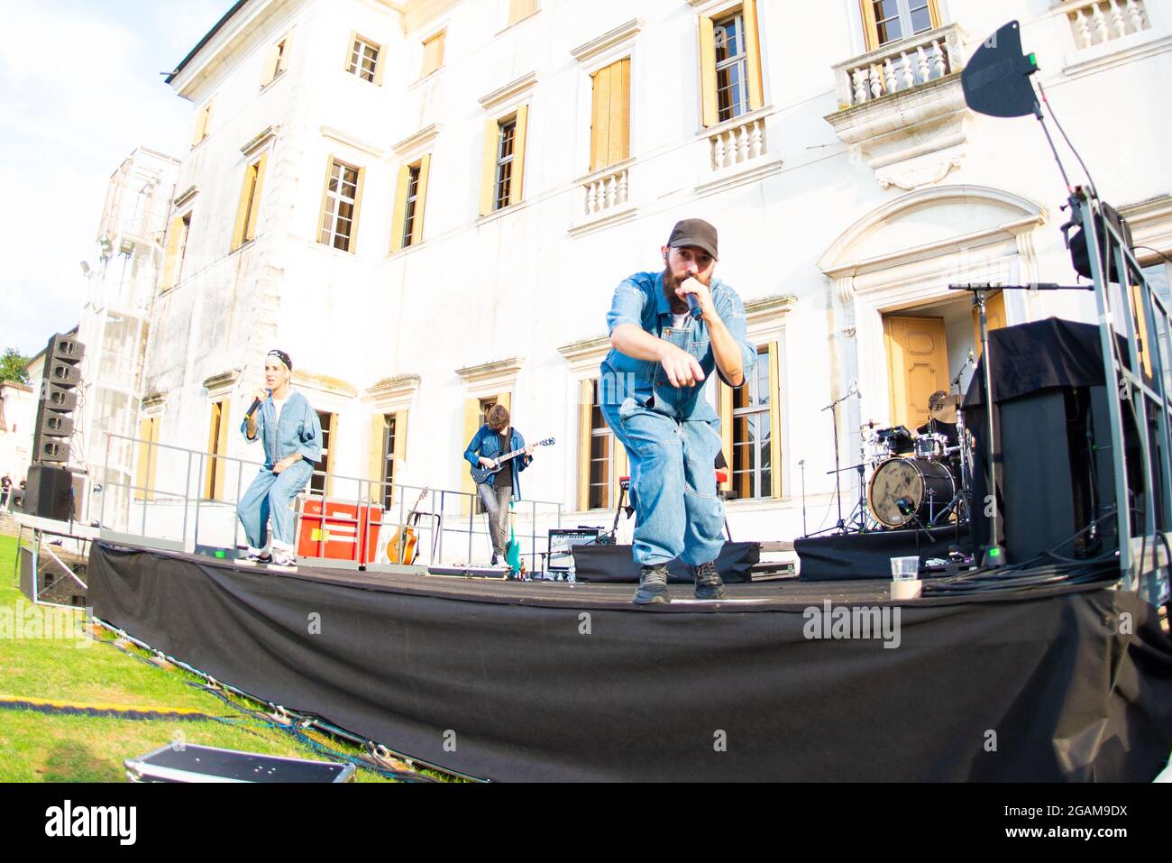 Coma Cose performs in Codroipo Udine Italy last 18.7.2021 Stock Photo ...