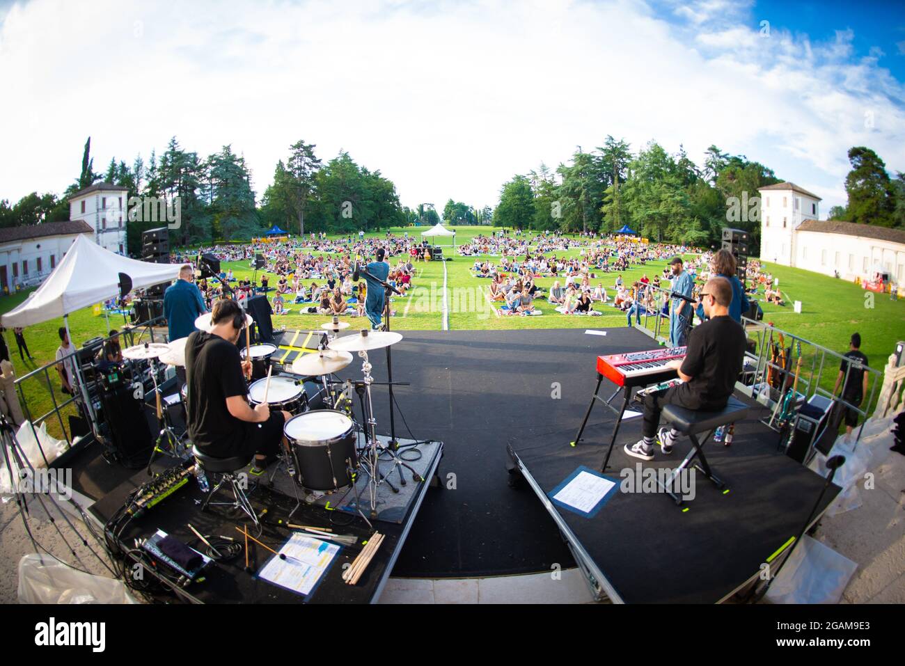 Coma Cose performs in Codroipo Udine Italy last 18.7.2021 Stock Photo ...
