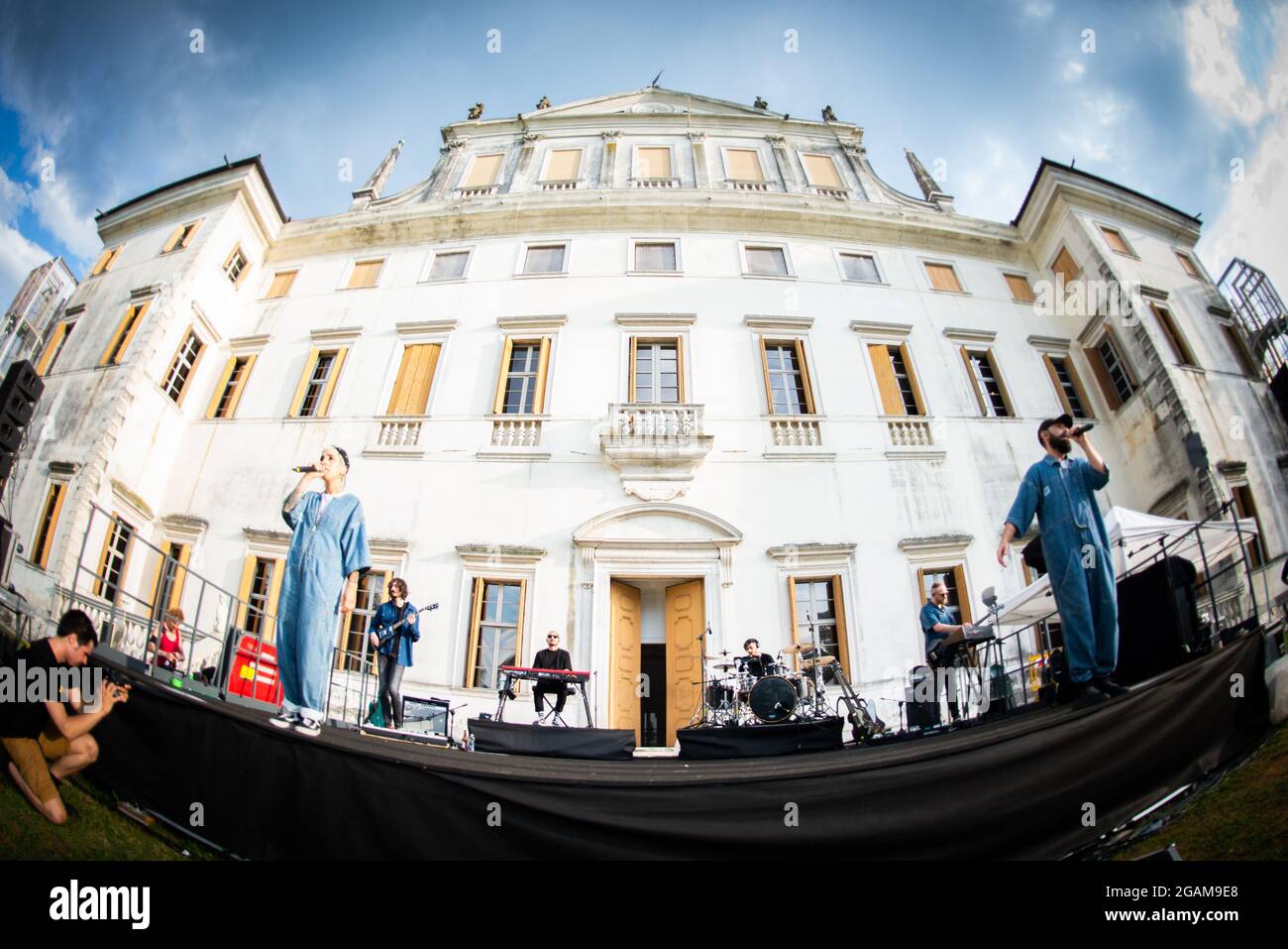 Coma Cose performs in Codroipo Udine Italy last 18.7.2021 Stock Photo ...