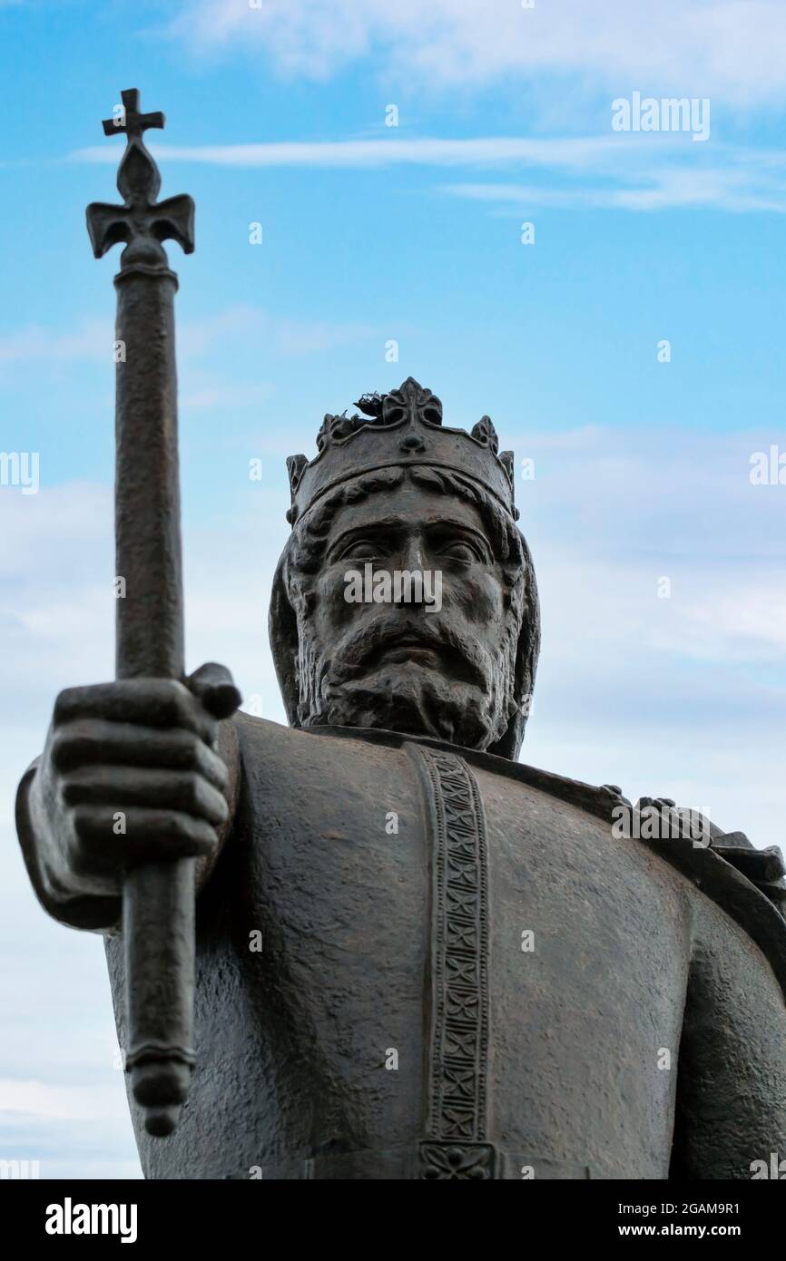 Satue first portuguese king henriques hi-res stock photography and ...