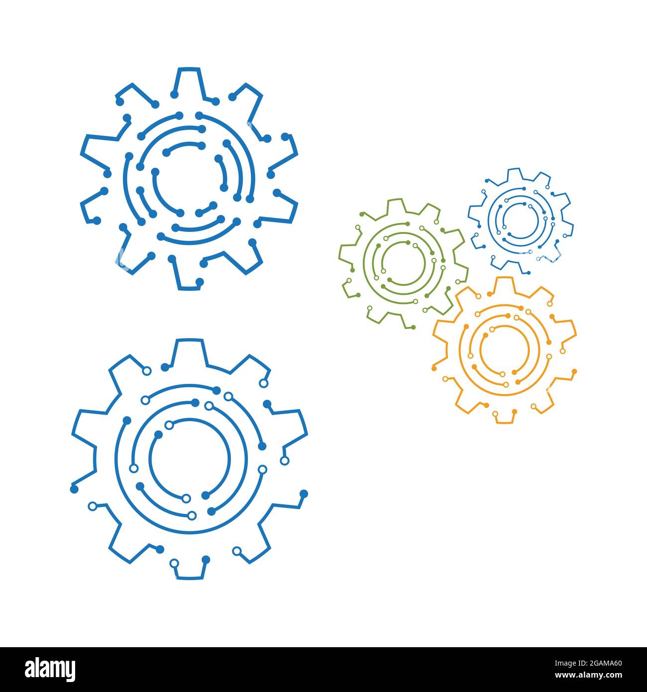 Gear vector icon illustration design template Stock Vector Image & Art ...