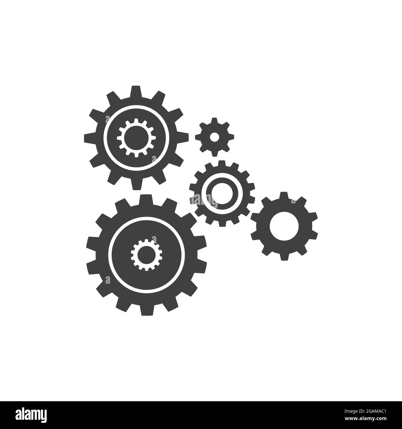 Gear vector icon illustration design template Stock Vector Image & Art ...