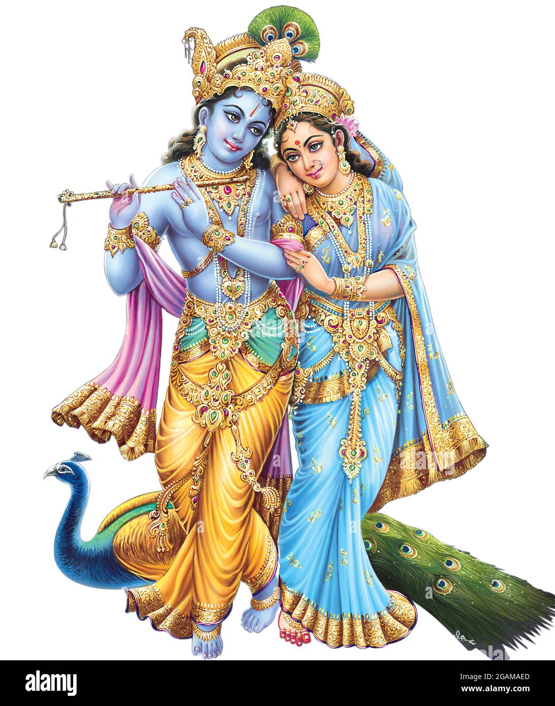 Radha Madhav Clipart Sun