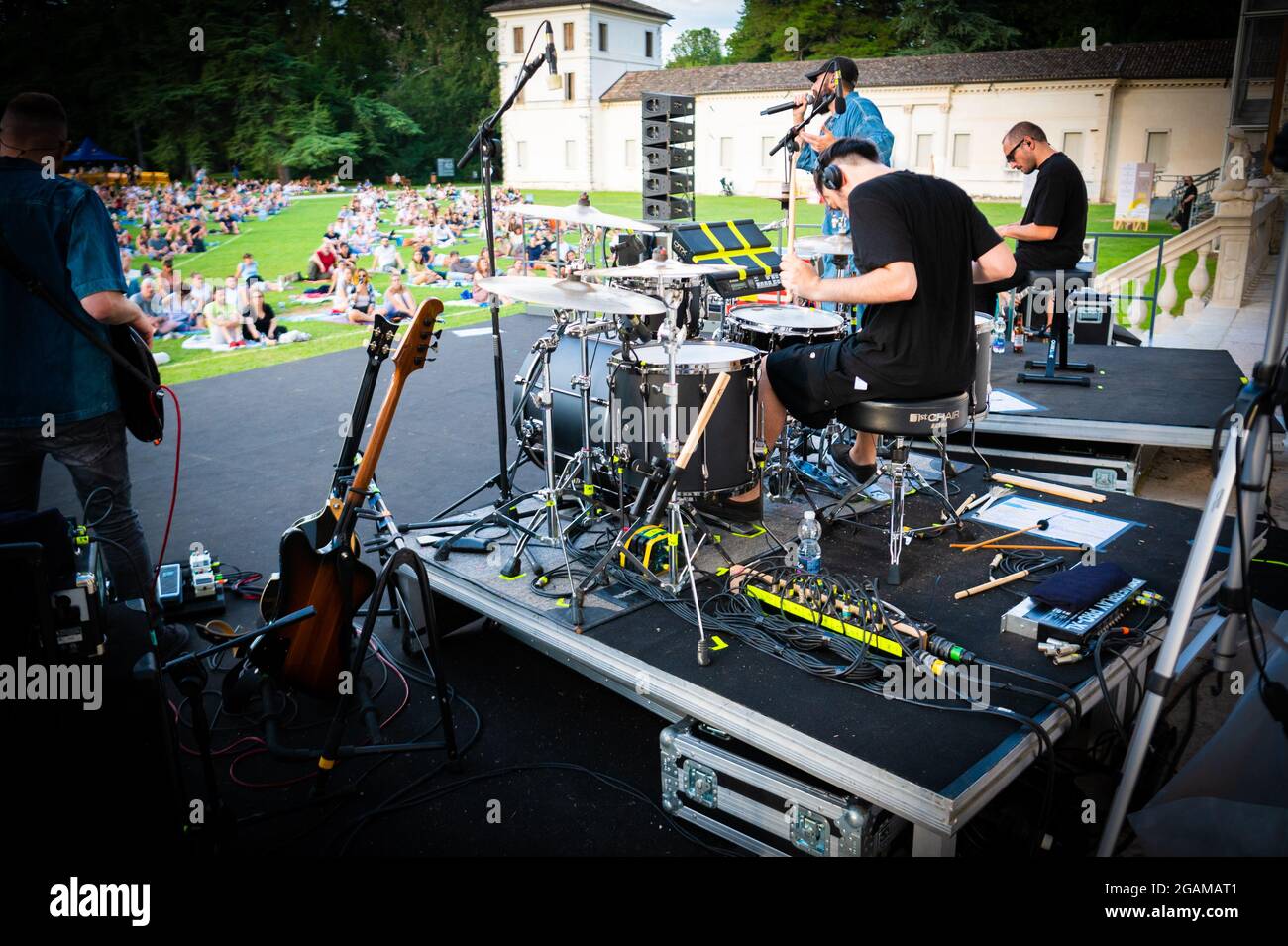Coma Cose performs in Codroipo Udine Italy last 18.7.2021 Stock Photo ...