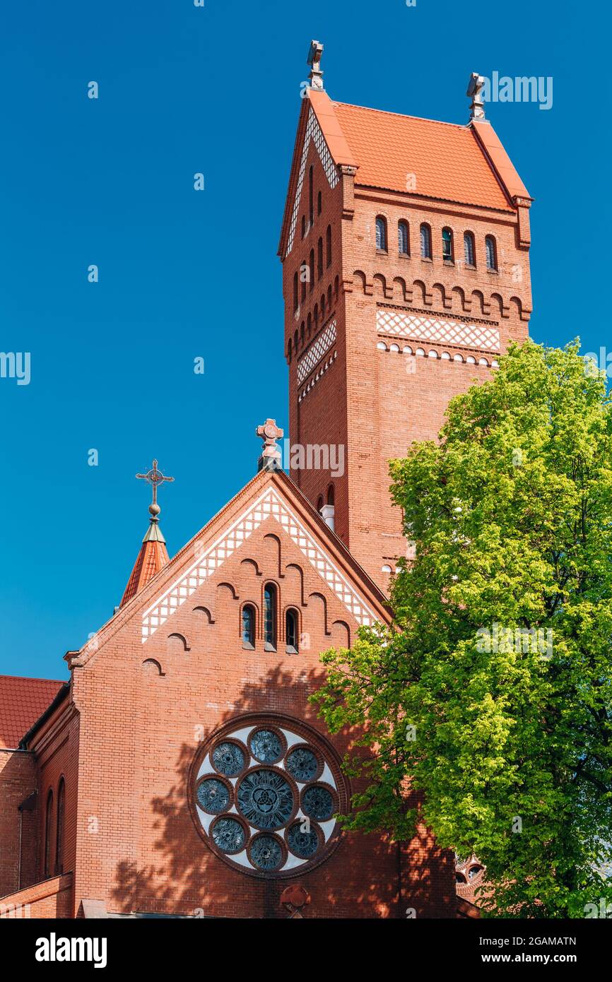 Belarussian Roman Catholic Church Of Saints Simon And Helen Red Church ...