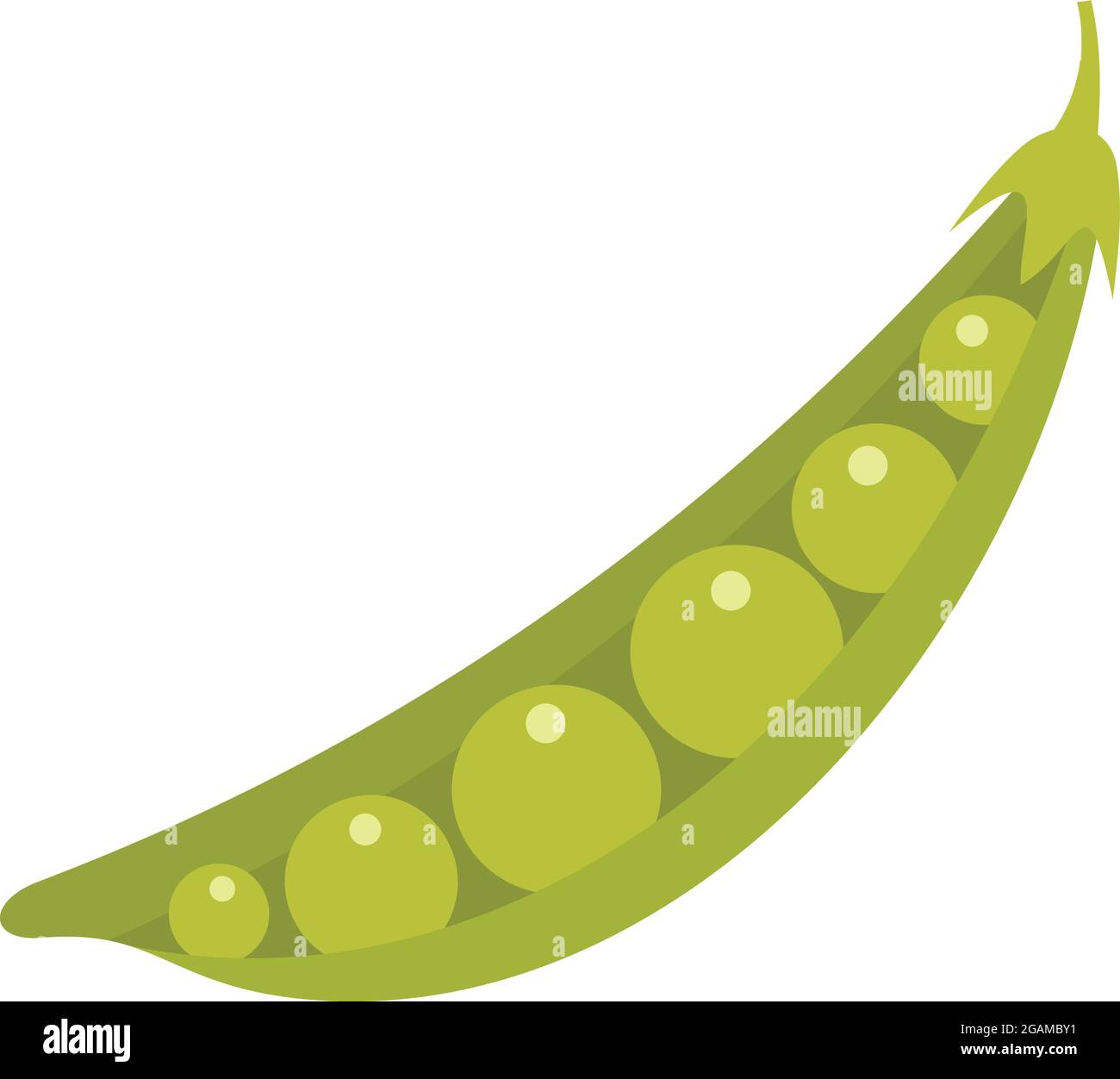 Green peas icon. Flat illustration of green peas vector icon isolated ... Green peas icon. Flat illustration of green peas vector icon isolated ...