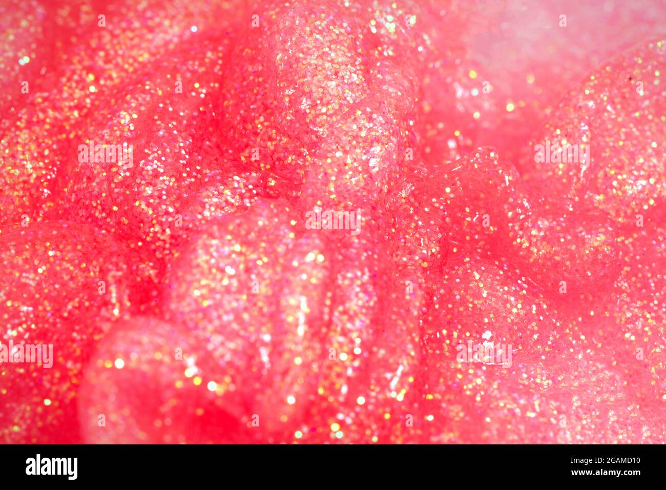 Beautiful glitter texture liquid with sparkling tiny particles Stock ...