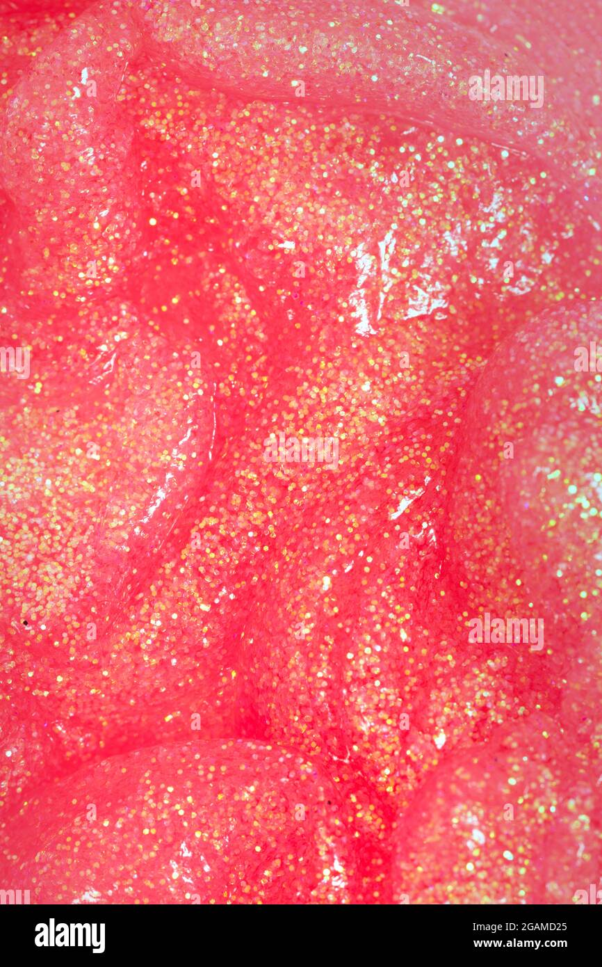 Beautiful glitter texture liquid with sparkling tiny particles Stock ...