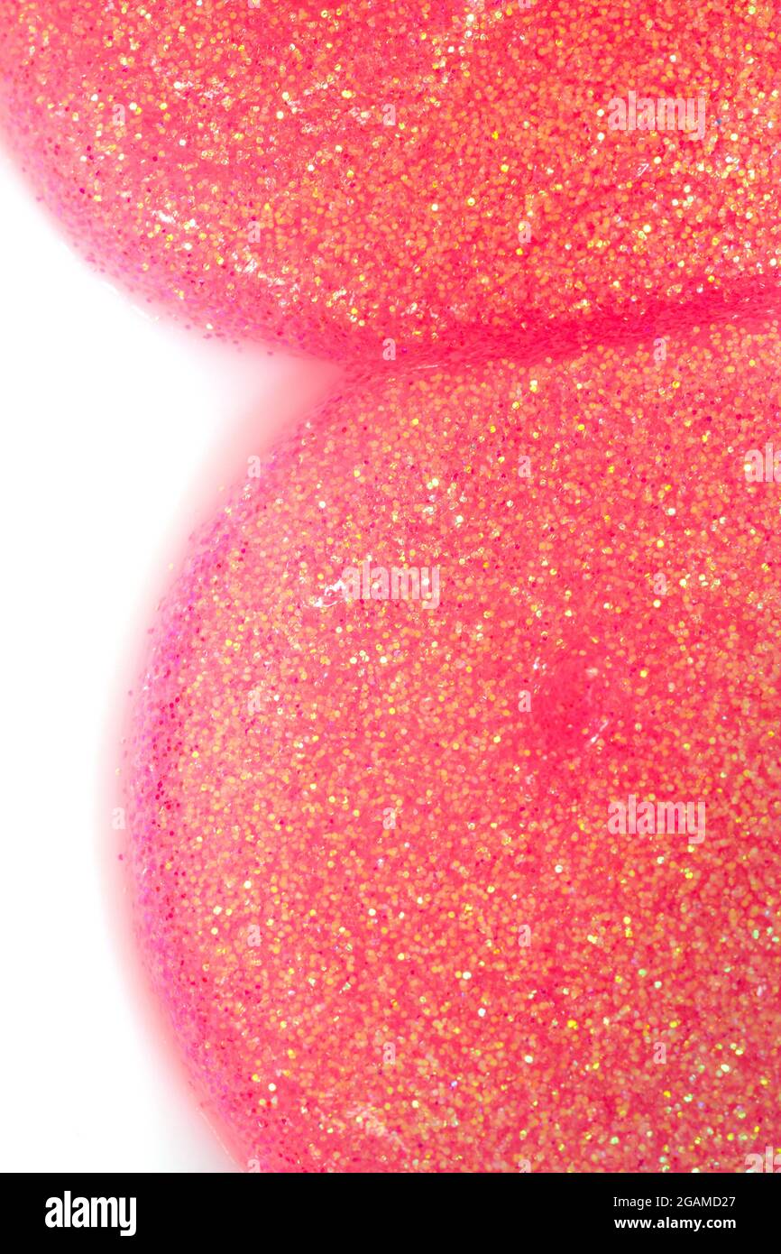 Beautiful glitter texture liquid with sparkling tiny particles Stock ...