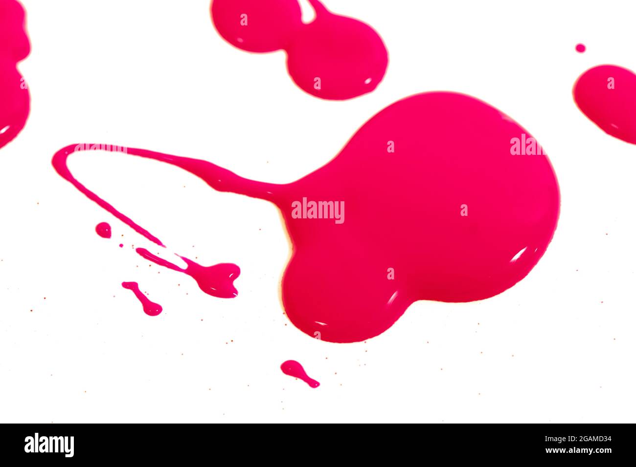 Drip trail blood stain hi-res stock photography and images - Alamy
