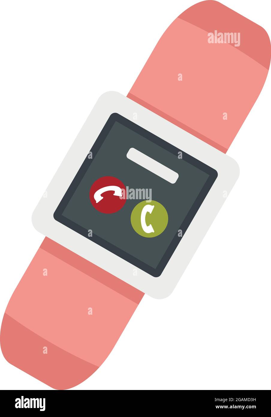 Fitness watch icon. Flat illustration of fitness watch vector icon ...