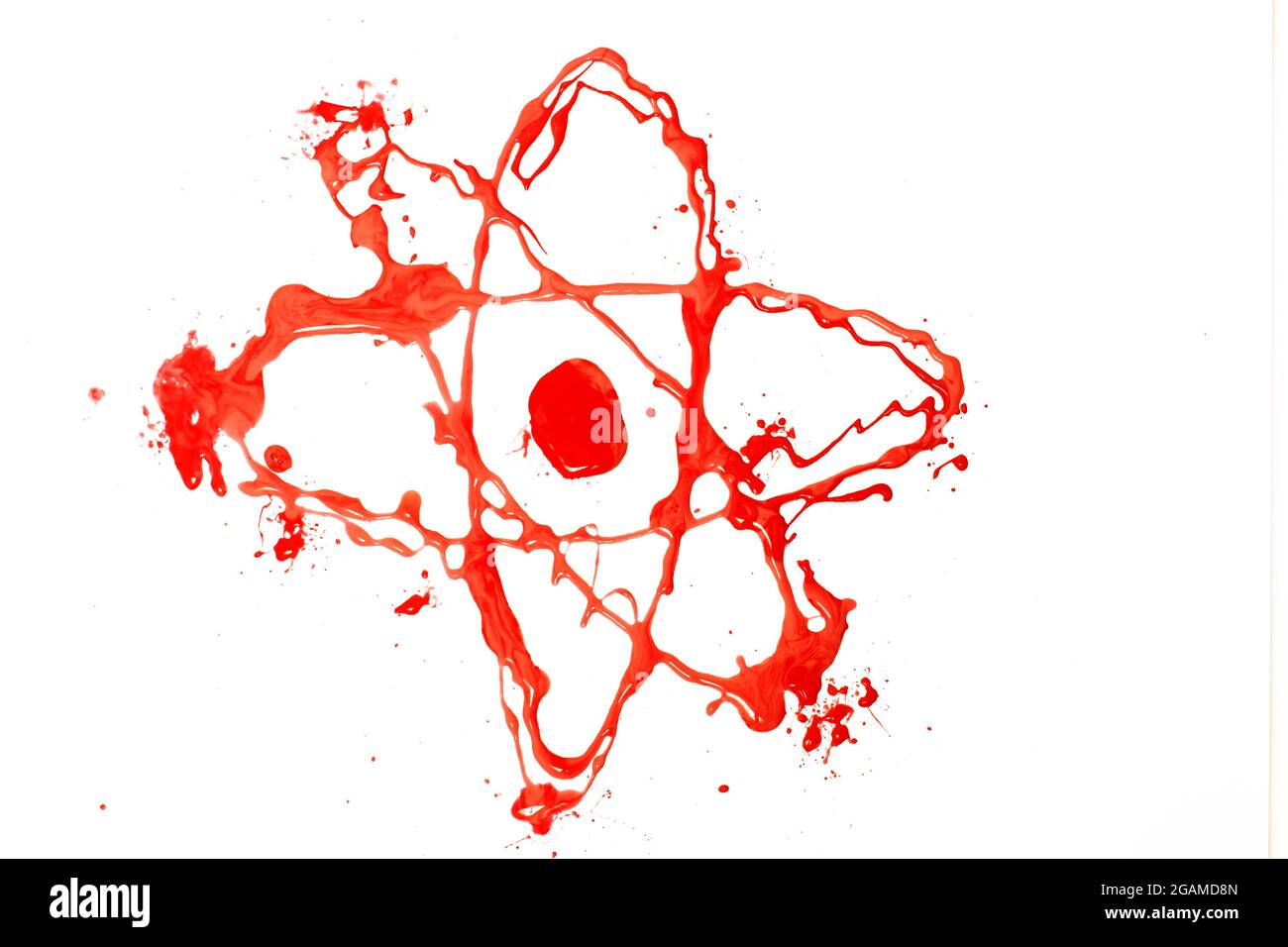 Drip trail blood stain hi-res stock photography and images - Alamy