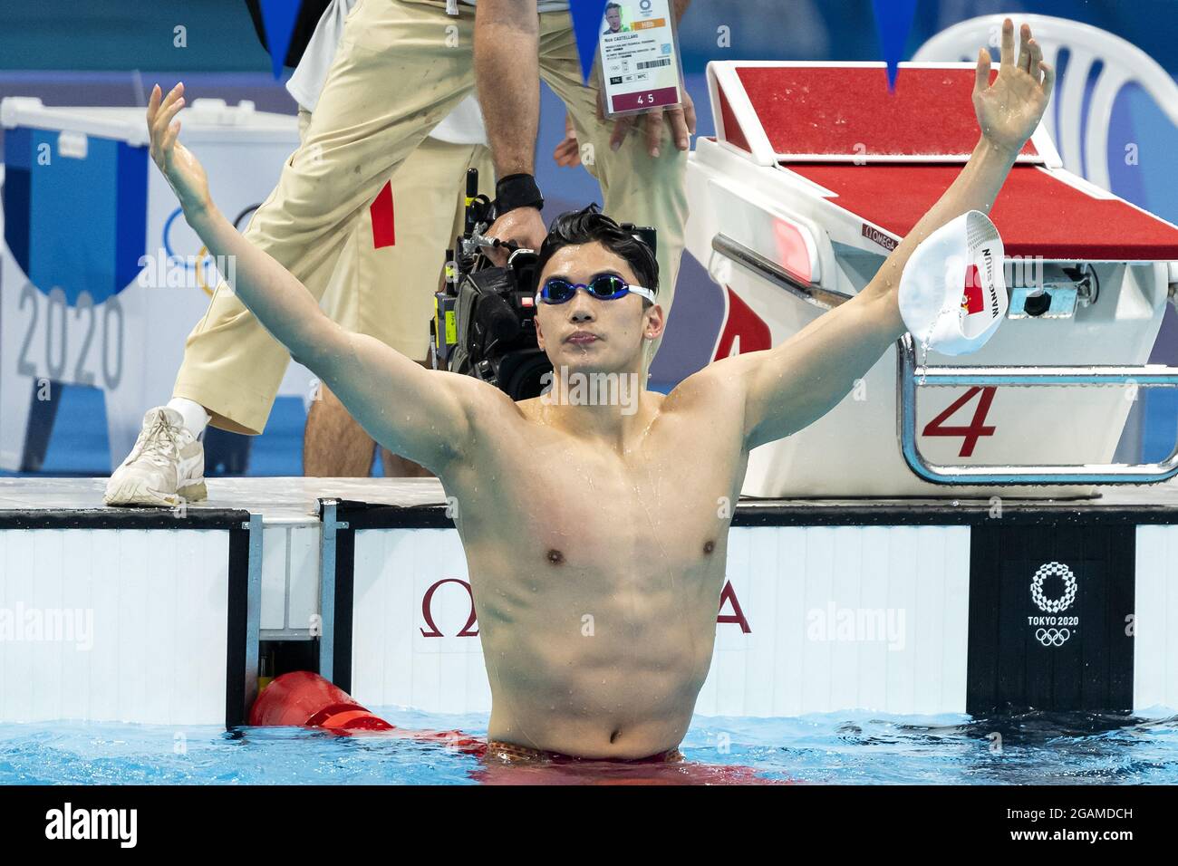 Shun Wang of China Gold medal during the Olympic Games Tokyo 2020, men ...