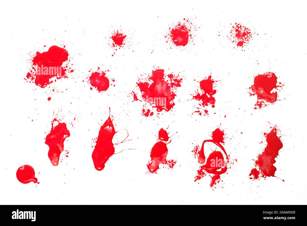 Drip trail blood stain hi-res stock photography and images - Alamy