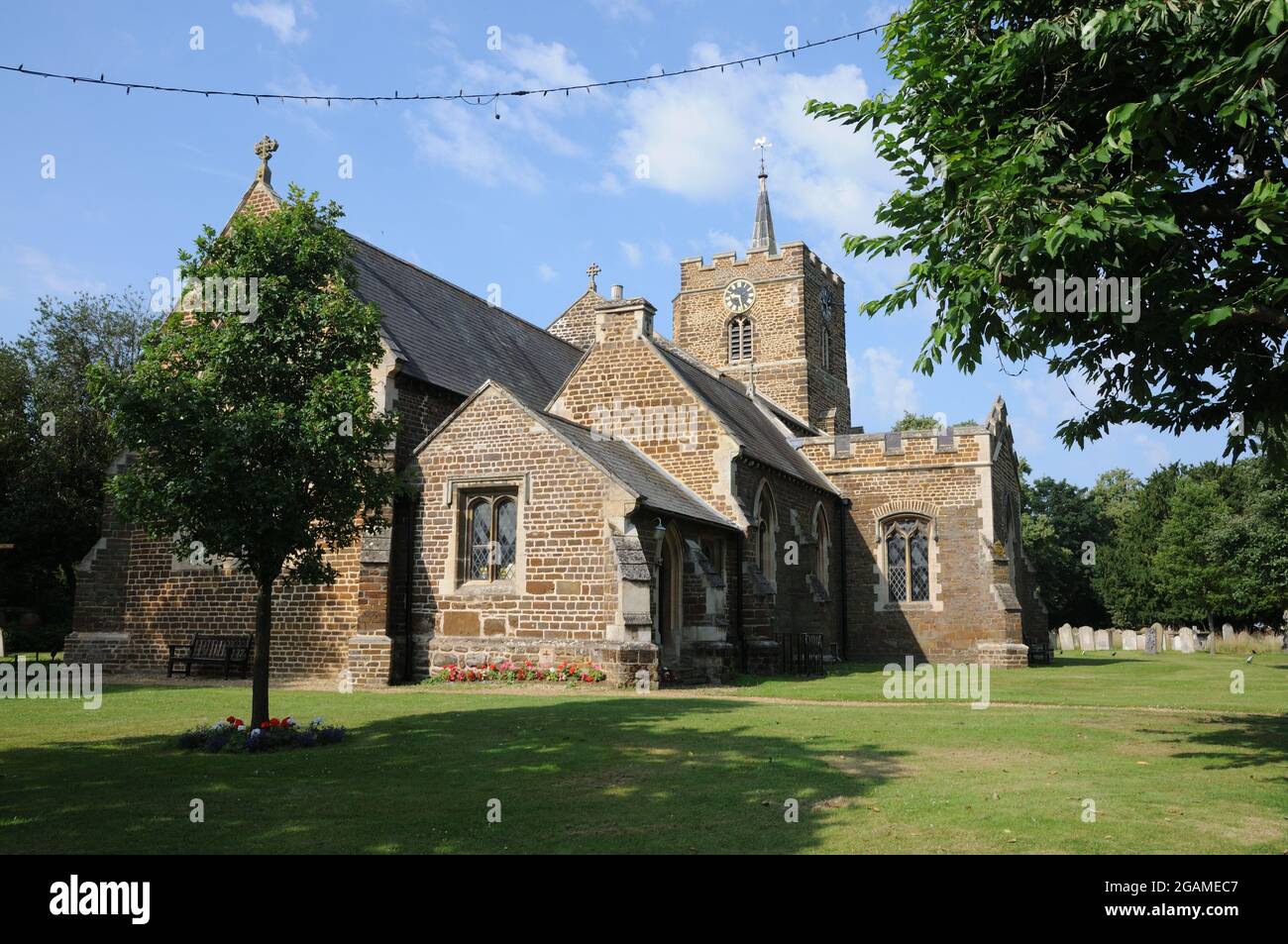 St Swithun's Church, Sandy, Bedfordshire Stock Photo - Alamy