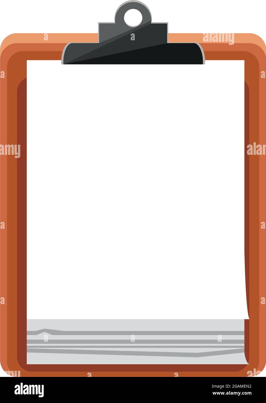 paperwork on clipboard Stock Vector Image & Art - Alamy