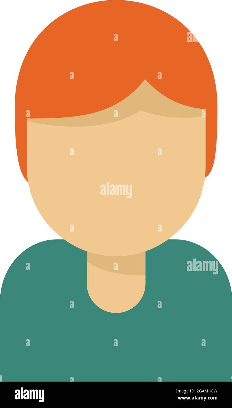 Tutor avatar icon. Flat illustration of tutor avatar vector icon ...