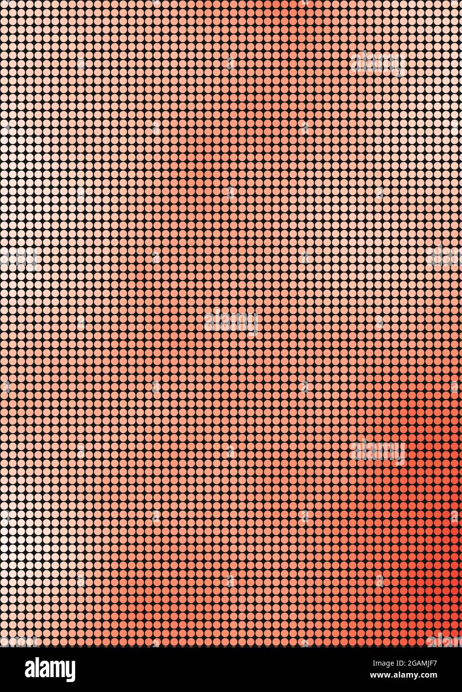 Abstract Geometrical color pixel generative art illustration Stock ...