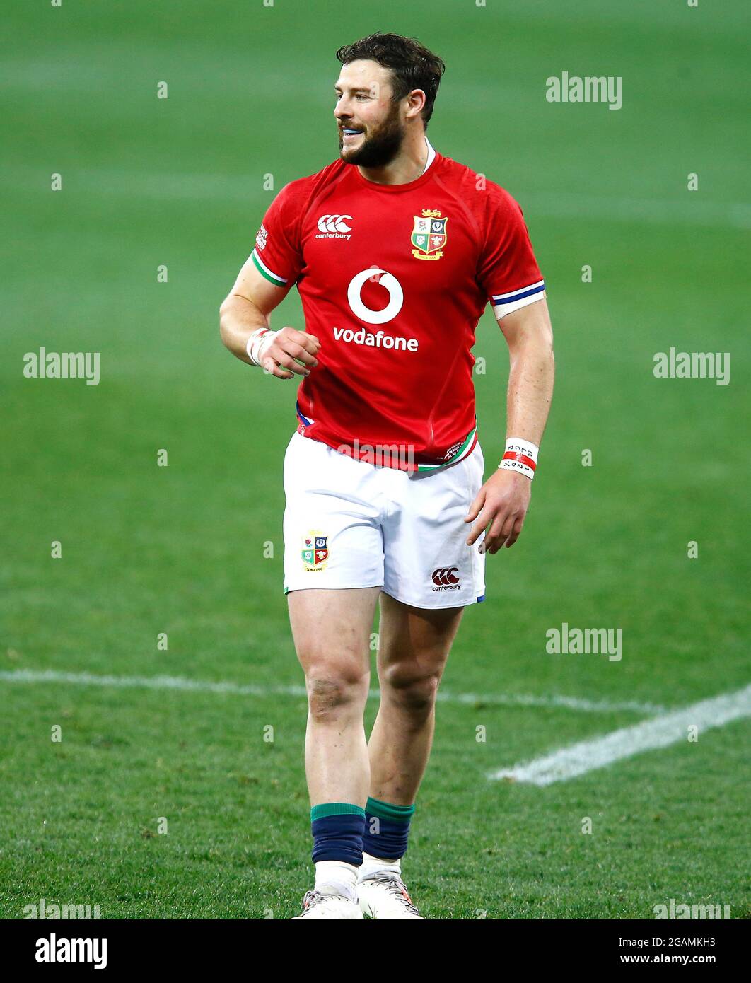 British & Irish Lions' Robbie Henshaw during the Castle Lager Lions ...