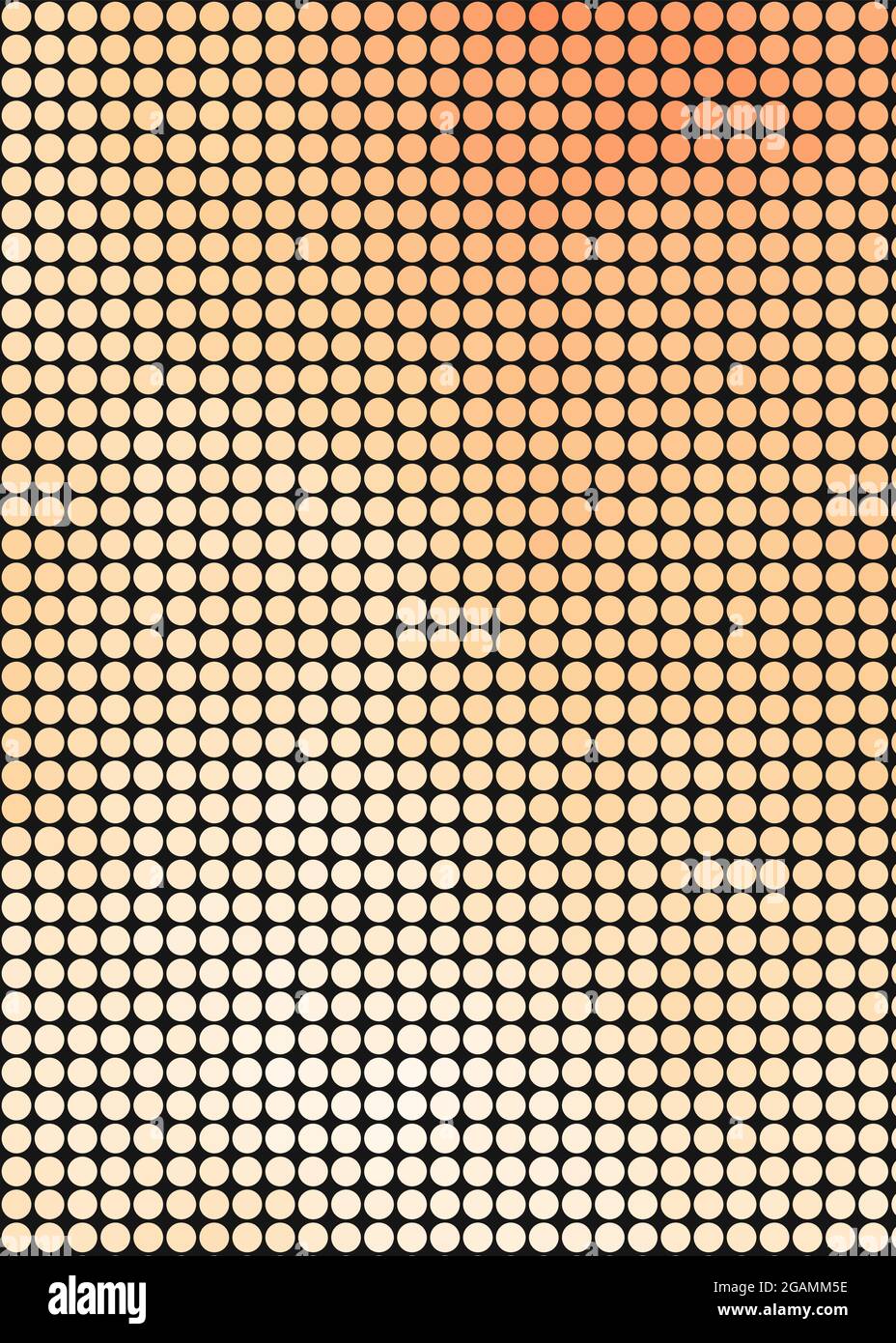 Abstract Geometrical color pixel generative art illustration Stock ...