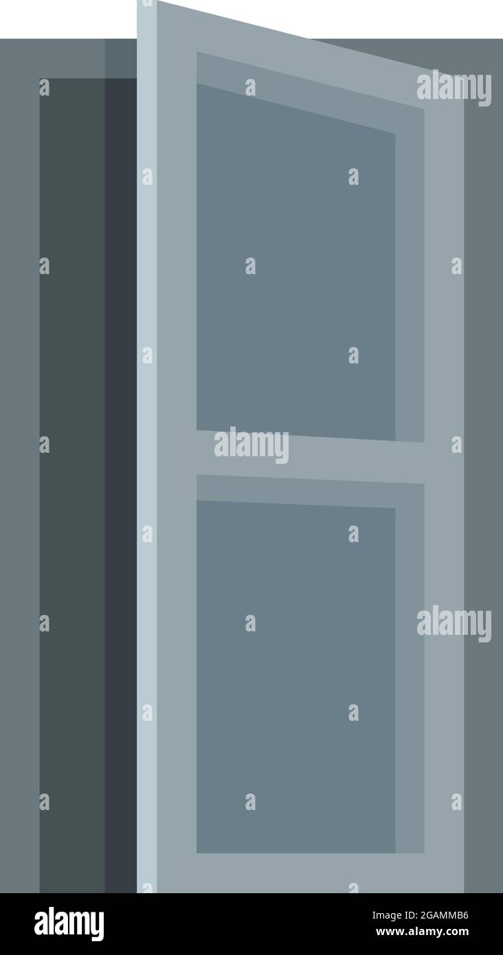 Building entrance icon. Flat illustration of building entrance vector ...