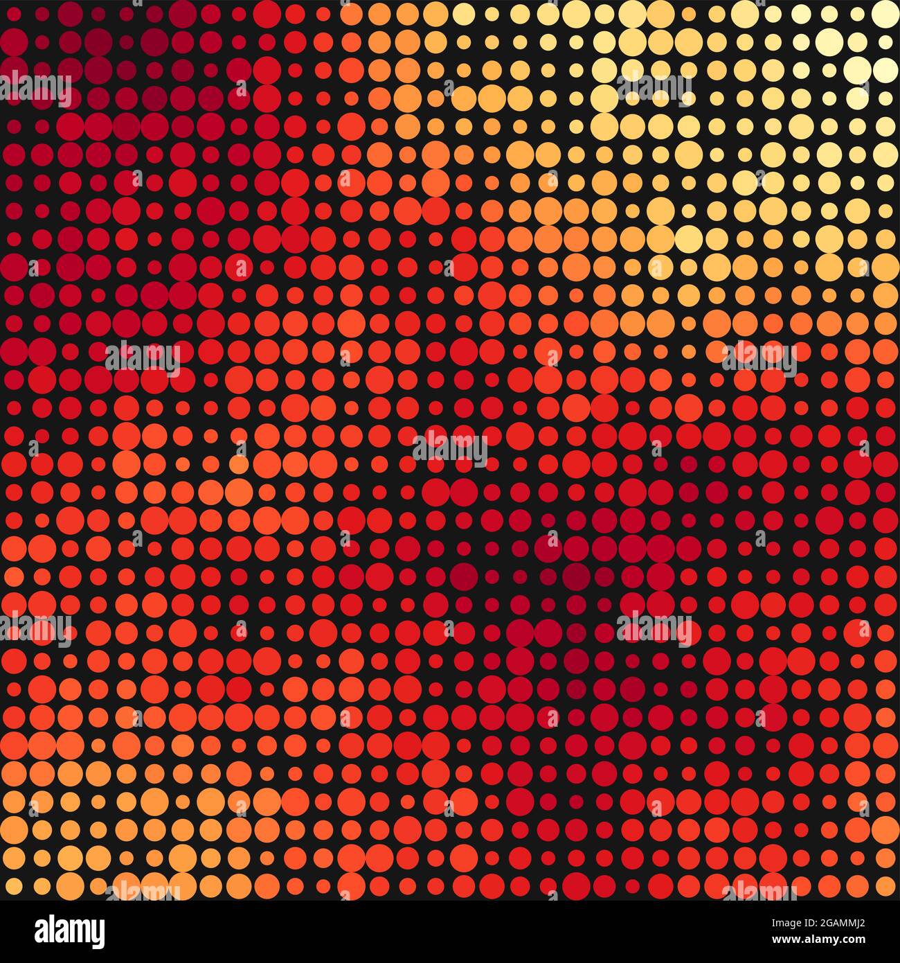 Abstract Geometrical color pixel generative art illustration Stock ...