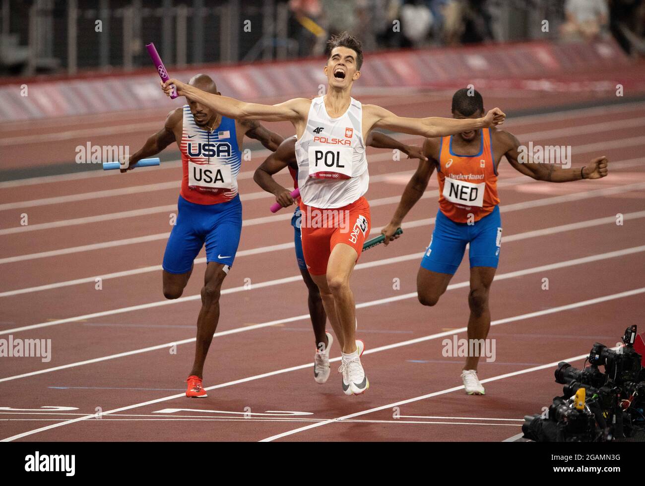 Tokyo, Kanto, Japan. 31st July, 2021. Poland celebrates after winning ...