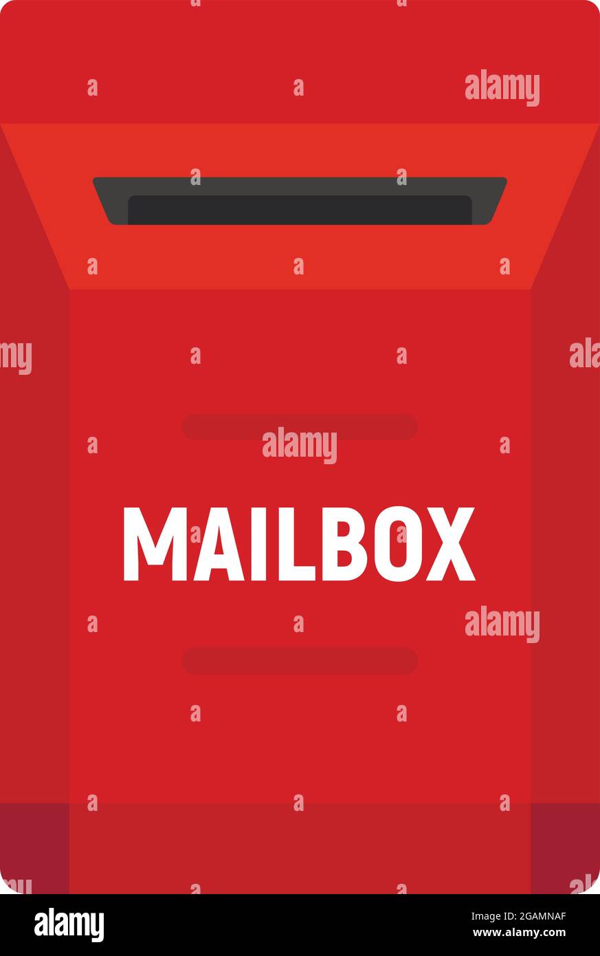 Open mailbox icon. Flat illustration of open mailbox vector icon ...