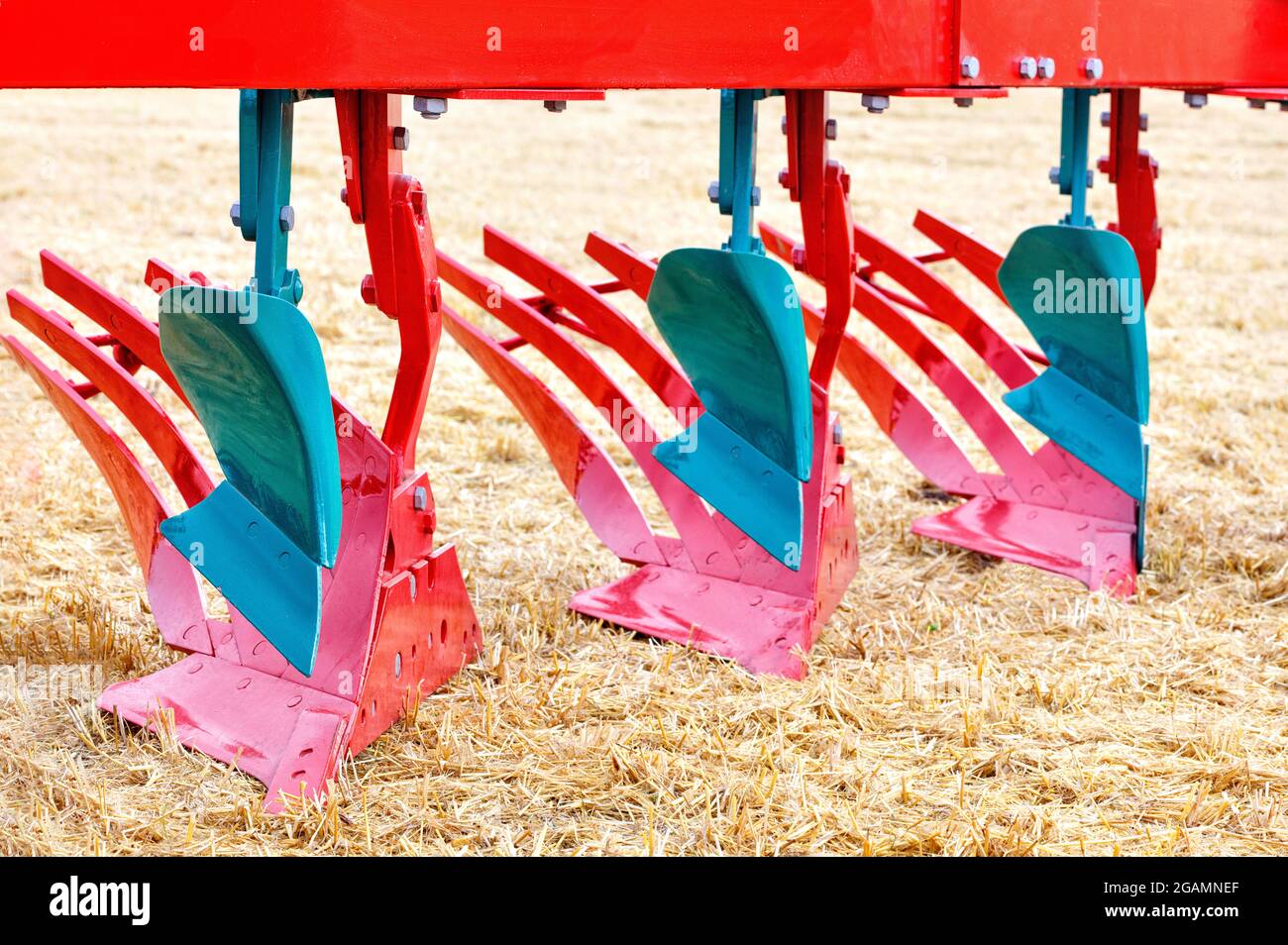 A metal plow, very robust and optimal for use on heavy soils, the basis ...