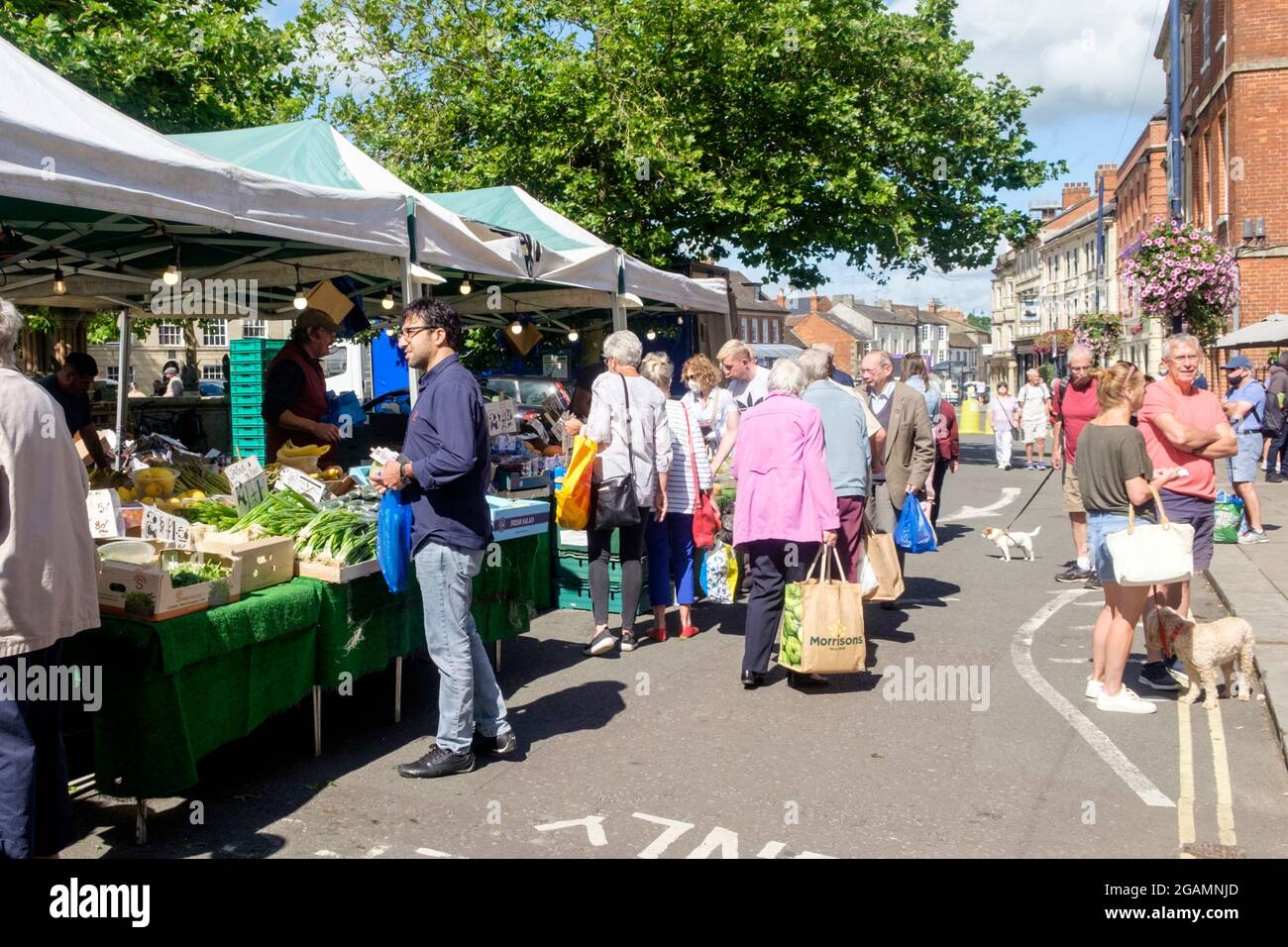 Around Devizes, a market town in wiltshire england UK. Market day is ...