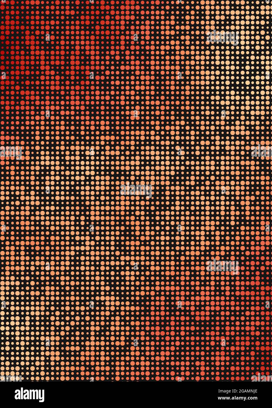 Abstract Geometrical color pixel generative art illustration Stock ...