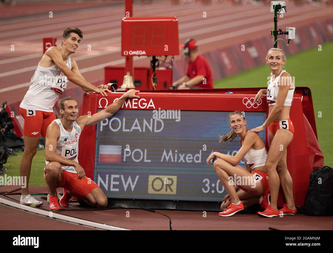 Tokyo, Kanto, Japan. 31st July, 2021. Poland celebrates after winning ...