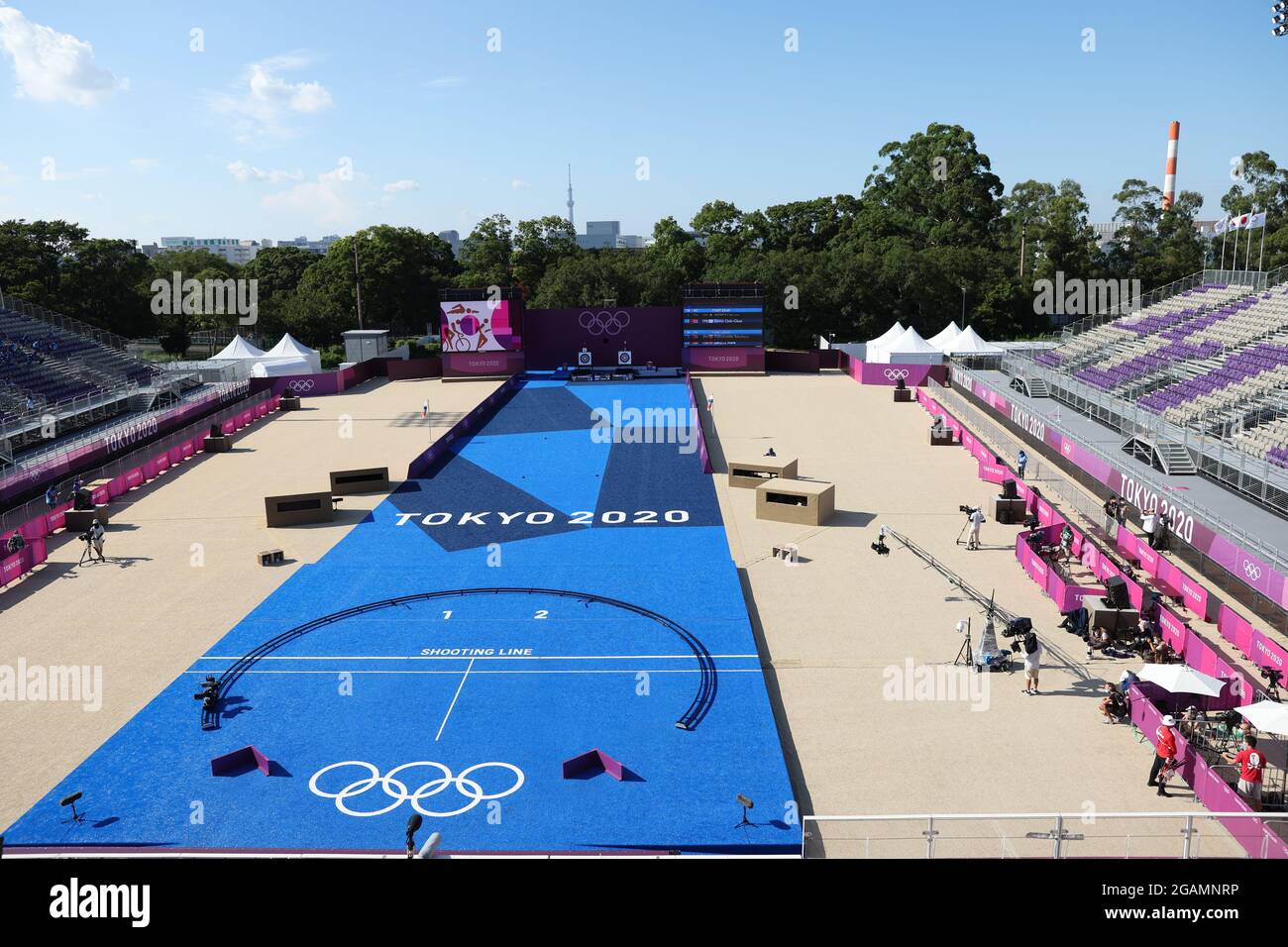 Tokyo, Japan. 31st July, 2021. General view Archery : Men's Individual ...