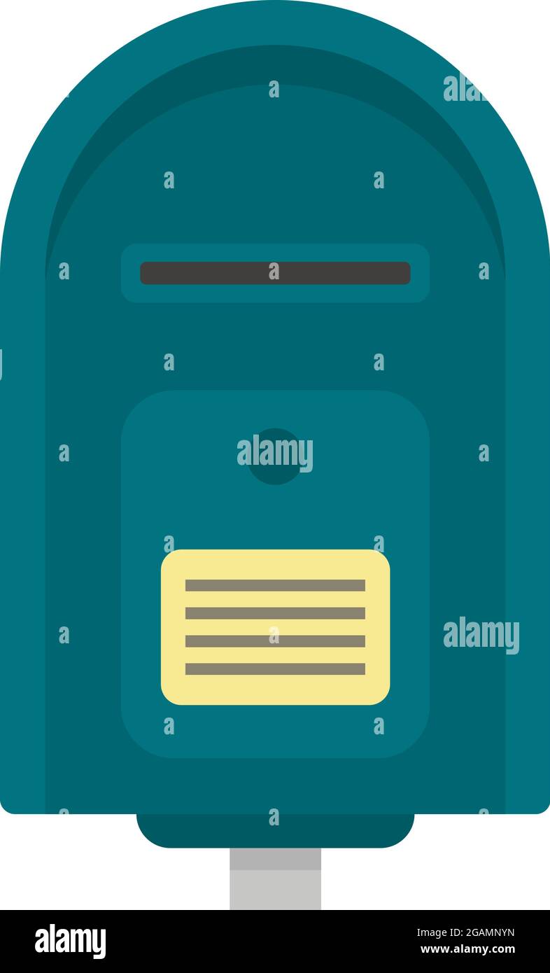 Full mailbox icon. Flat illustration of full mailbox vector icon ...