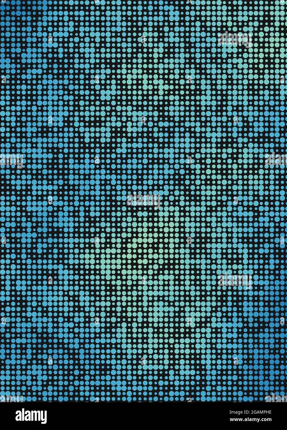 Abstract Geometrical color pixel generative art illustration Stock ...