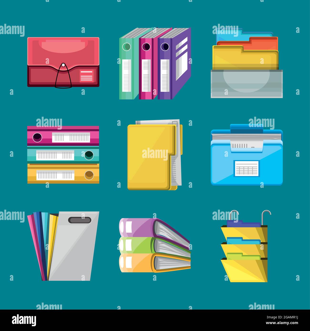 office folder files set Stock Vector Image & Art - Alamy office folder files set Stock Vector Image & Art - Alamy